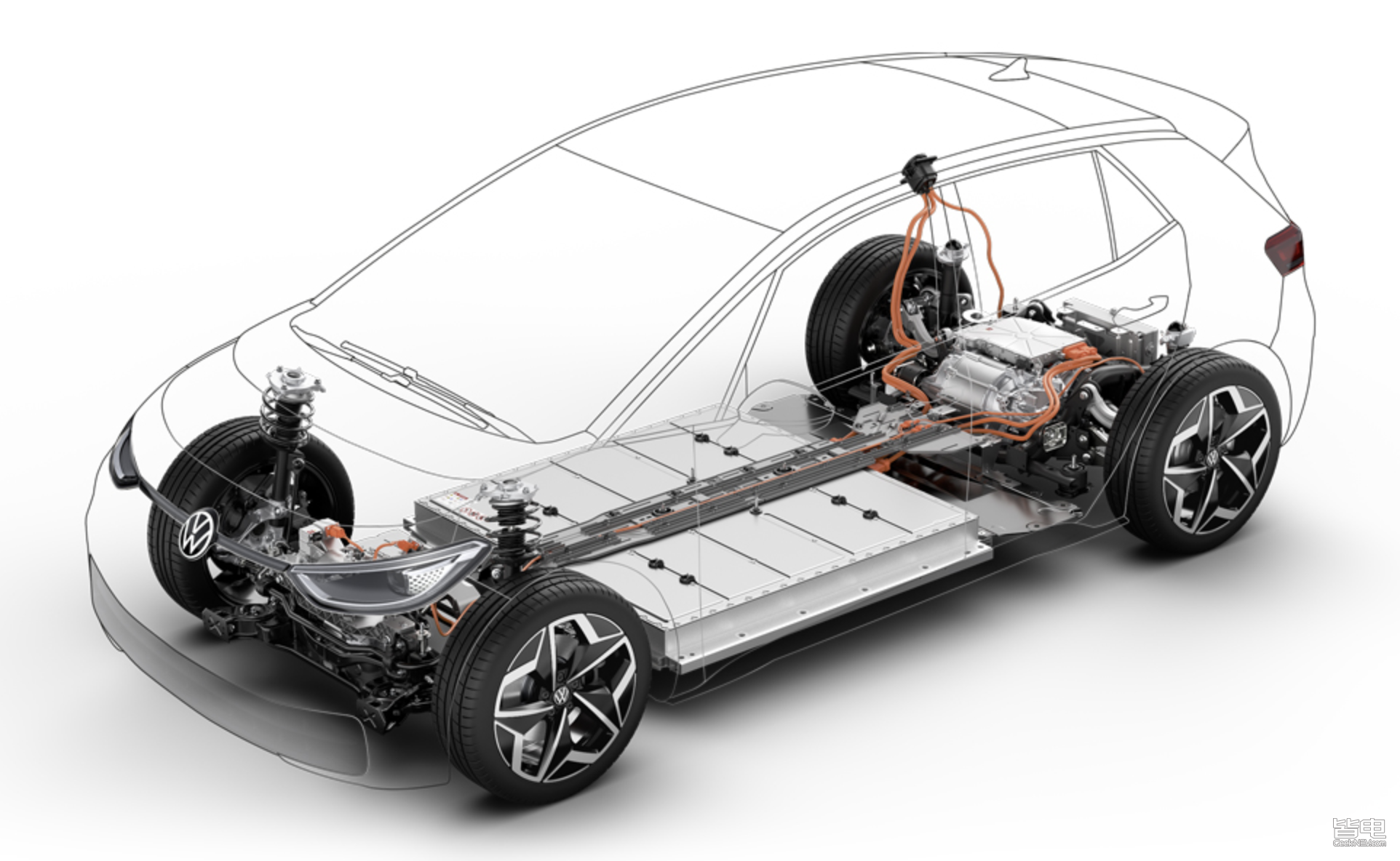 技术参数首次曝光，MEB平台下的大众ID.4 X有啥亮点？｜皆电